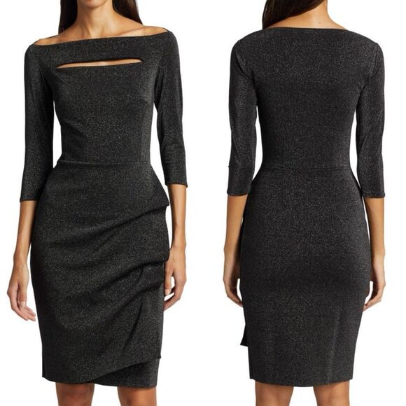 Chiara Boni | Dresses | Nwt Chiara Boni La Petite Robe Kate Metallic ...